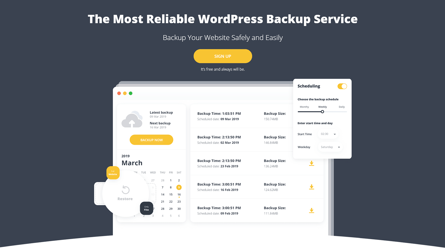 Top 10 WordPress Backup Solutions and Plugins Compared (2022) | 10Web