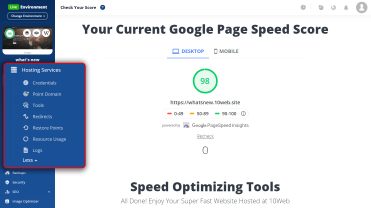 What's New: The 10Web Dashboard | 10Web