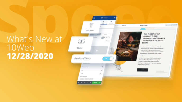 What's New: Improvements in the 10Web Builder - 10Web