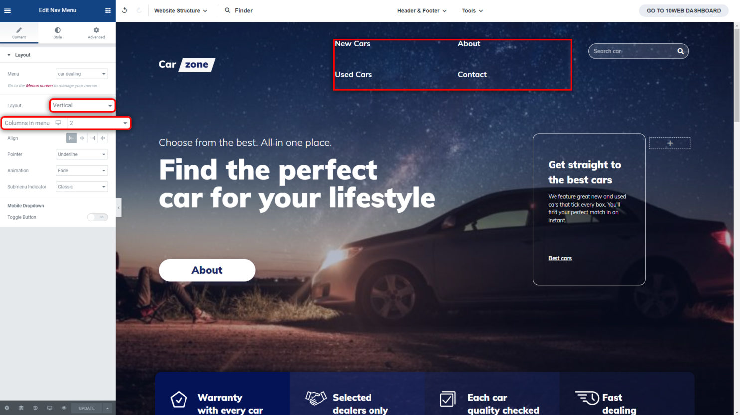 What's New: Improvements in the 10Web Builder - 10Web