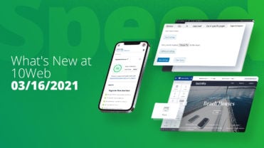 What's New: Mobile Dashboard, Form Widget, & 10Web Speed Optimizer - 10Web
