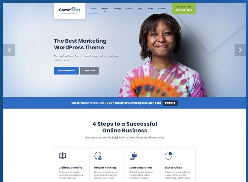 36 Best WordPress Themes for SEO: Free and Premium - 10Web