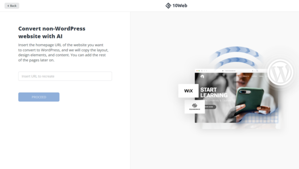 How to Convert HTML Website to WordPress with AI - 10Web