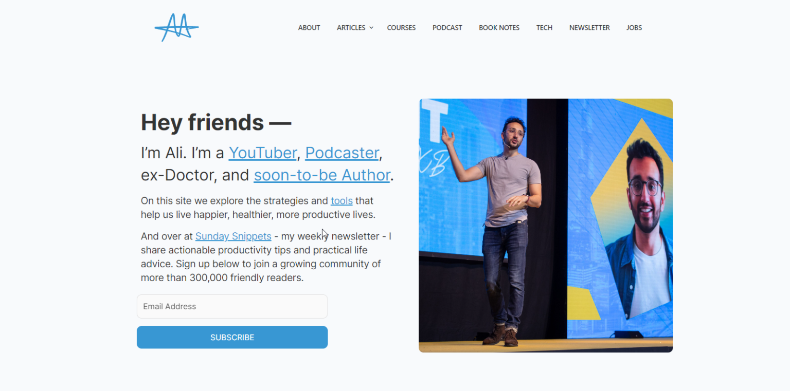 41 Most Impressive Personal Websites in 2023 - 10Web