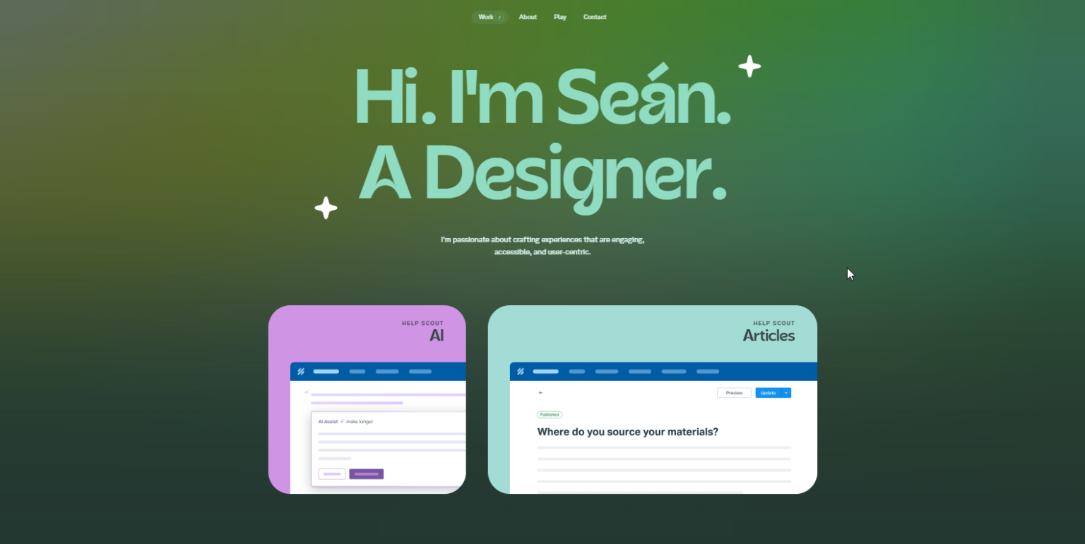 41 Most Impressive Personal Websites in 2023 - 10Web