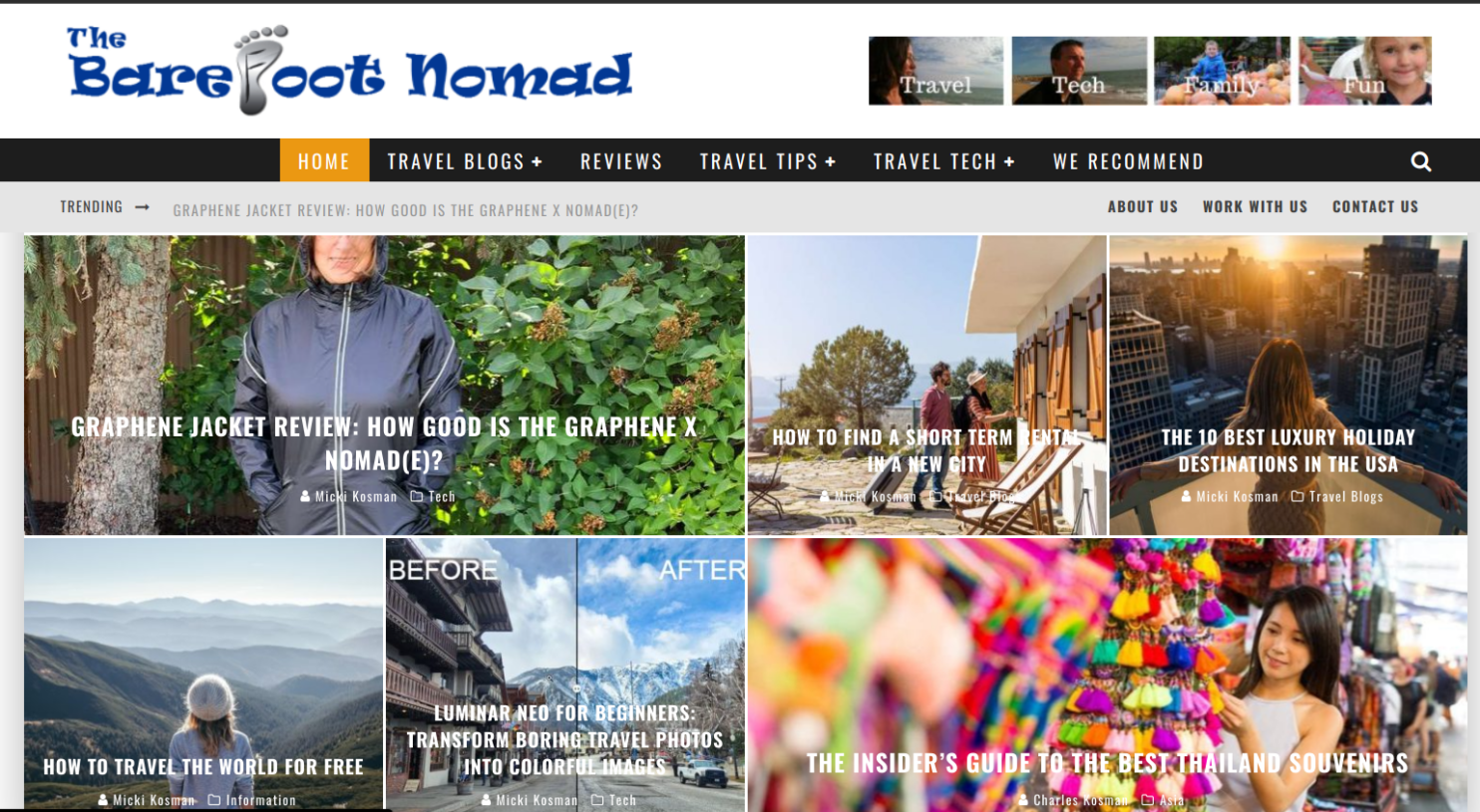 33 Easy and Beautiful Travel Blog Examples in 2023 - 10Web