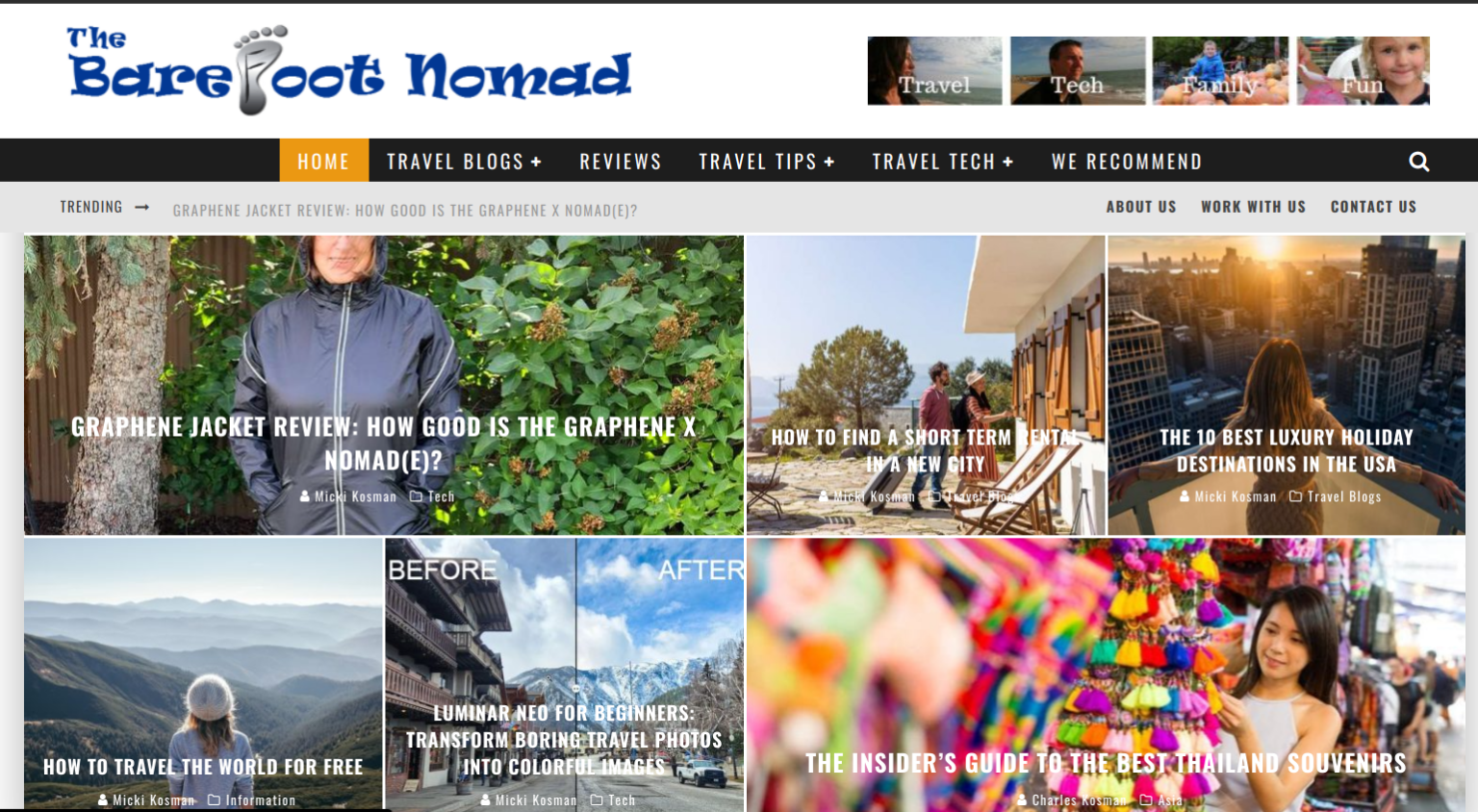 33 Easy and Beautiful Travel Blog Examples in 2023 - 10Web