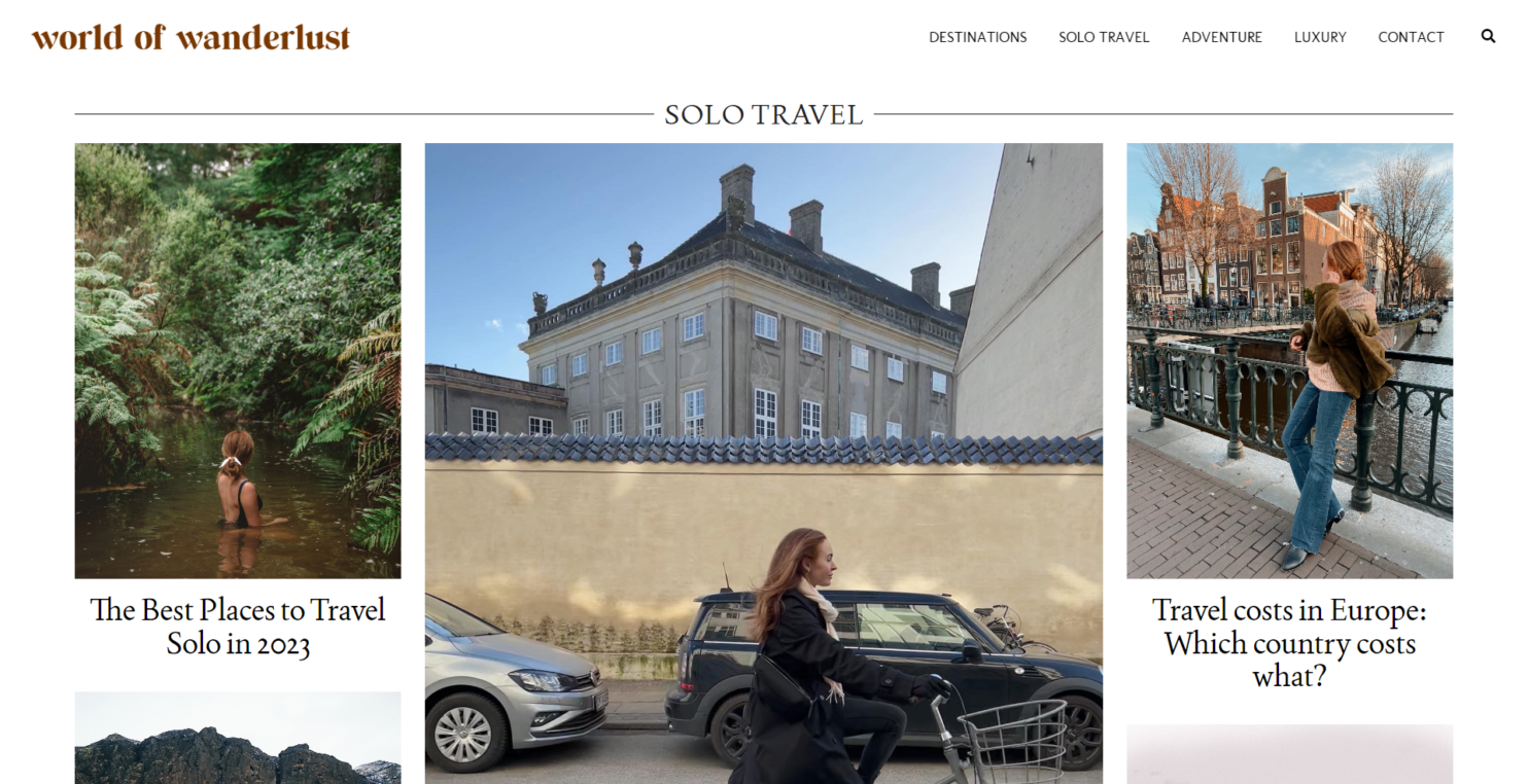 33 Easy and Beautiful Travel Blog Examples in 2023 - 10Web
