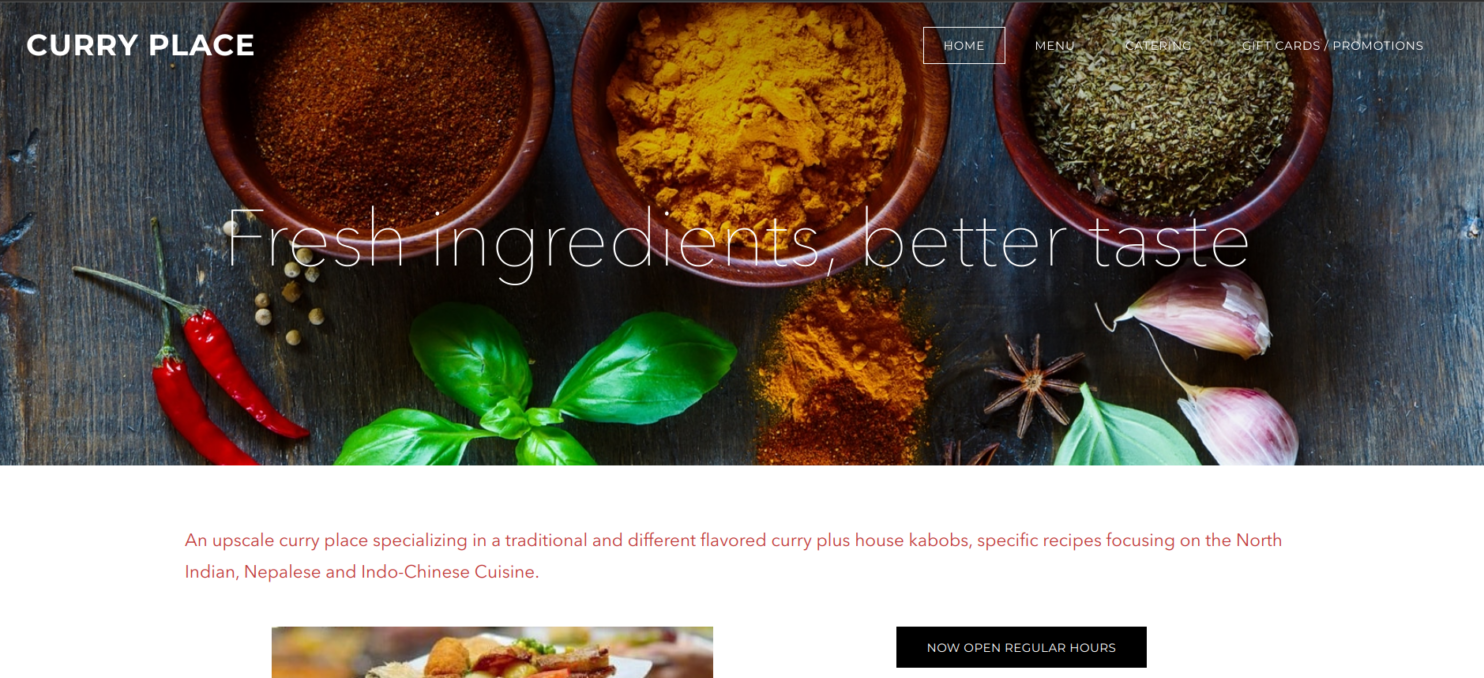 15 Inspiring Food Website Examples to Use as a Template - 10Web