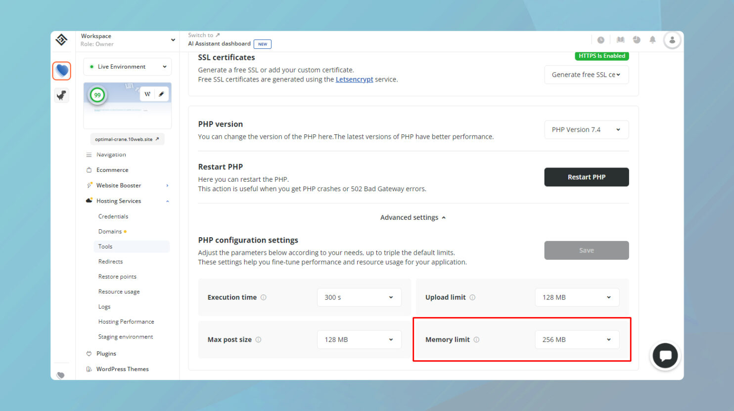How to fix the 500 Internal Server Error - 10Web
