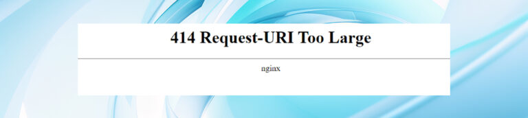 414 Request-URI Too Large? Try This Fix