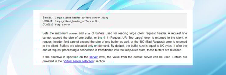 414 Request-URI Too Large? Try This Fix