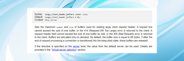 414 Request-URI Too Large? Try This Fix