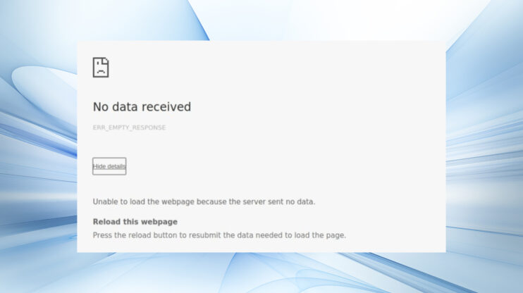 [Quick Fix] ERR_EMPTY_RESPONSE Error