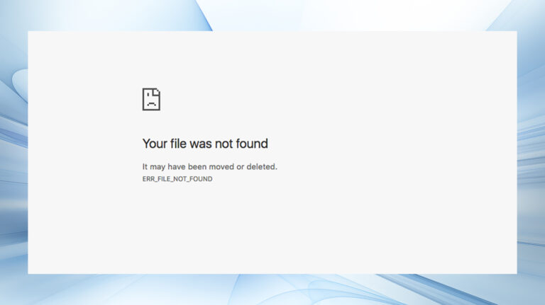 How To Fix Err File Not Found Error: Quick Chrome Solutions