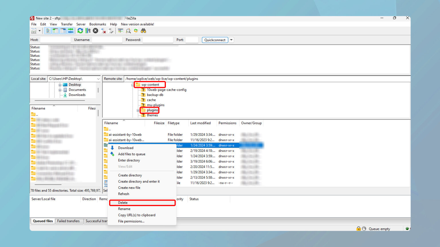 Resolving the Installation Failed: Destination Folder Already Exists Error - 10Web