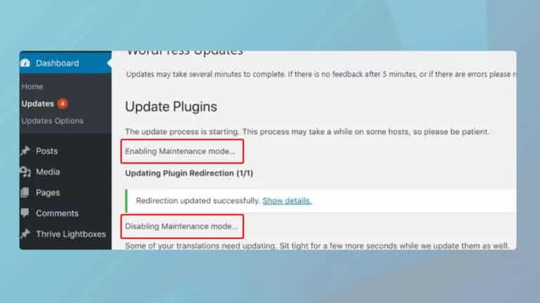 Resolving the Briefly Unavailable for Scheduled Maintenance Error