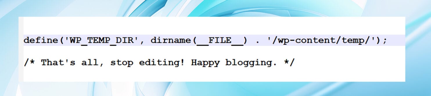 Fixing the WordPress Missing a Temporary Folder Error - 10Web