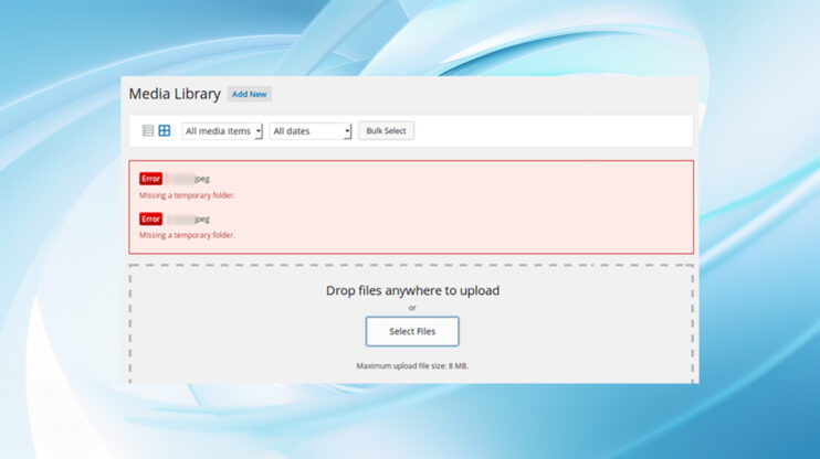 Fixing The Wordpress Missing A Temporary Folder Error 10web