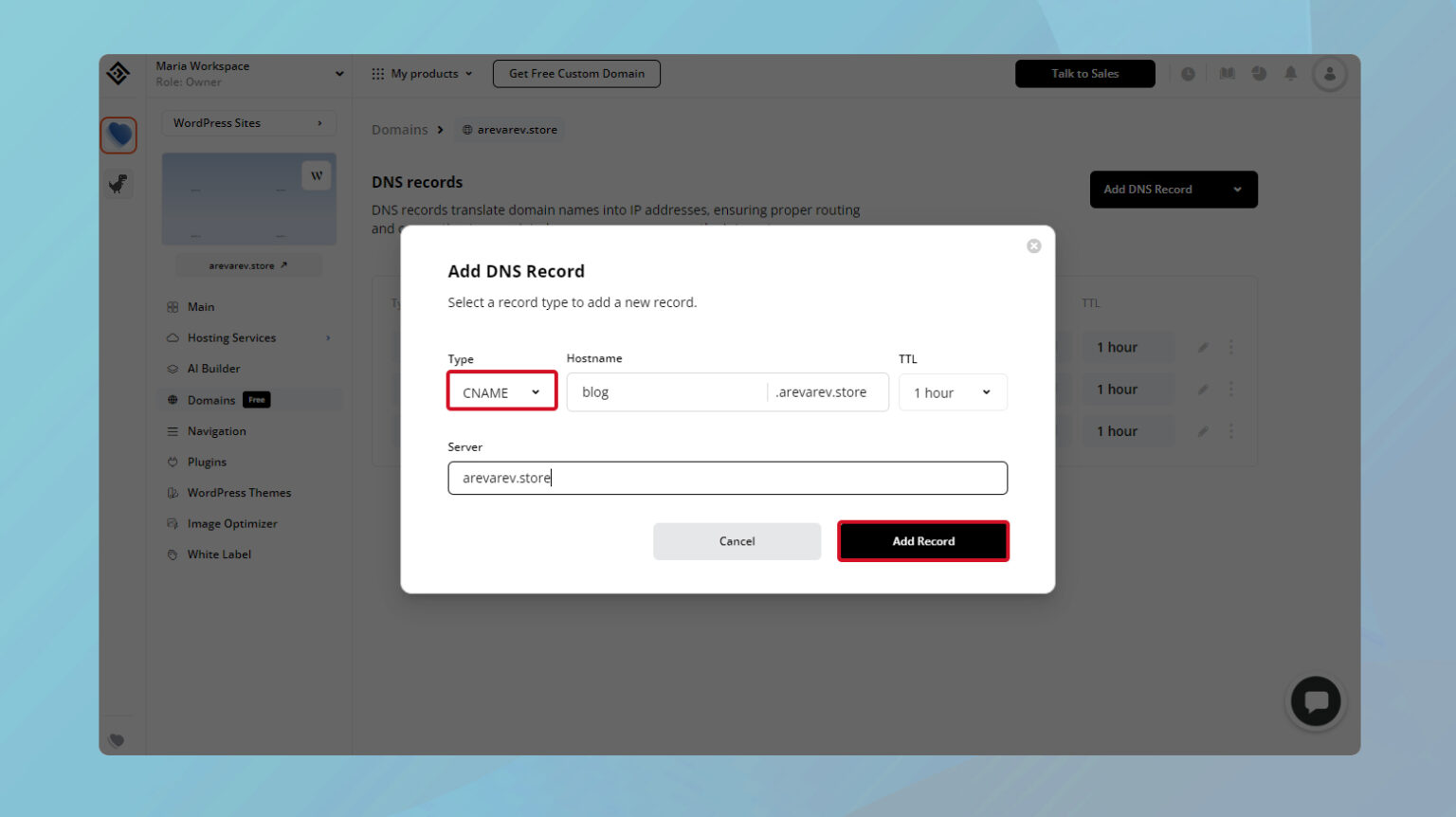 How to Create a Subdomain in WordPress - 10Web