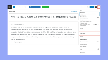 How to Edit Code in WordPress: A Beginners Guide - 10Web