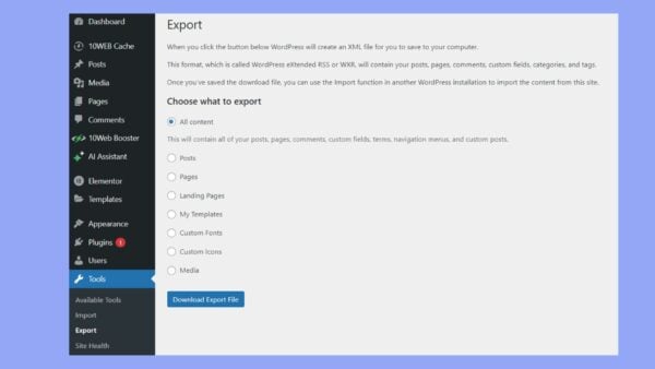 How to Export WordPress Site: A Step-by-Step Guide