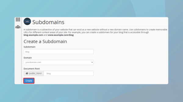 How to Create a Subdomain in WordPress - 10Web
