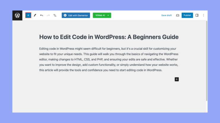 How to Edit Code in WordPress: A Beginners Guide - 10Web