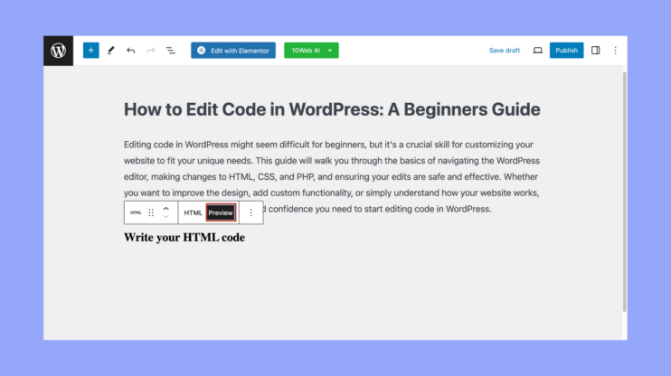 How to Edit Code in WordPress: A Beginners Guide - 10Web