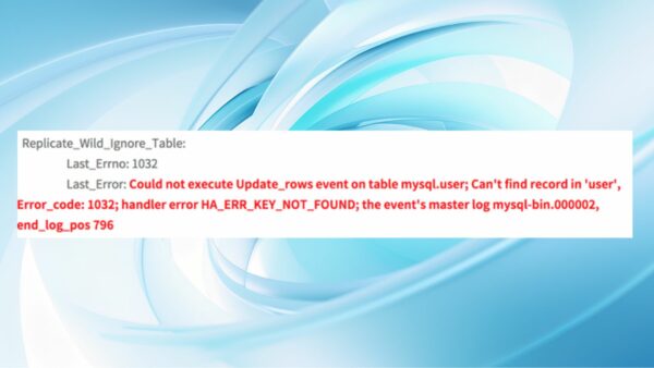 How to Fix MySQL Error 1032 in Simple Steps
