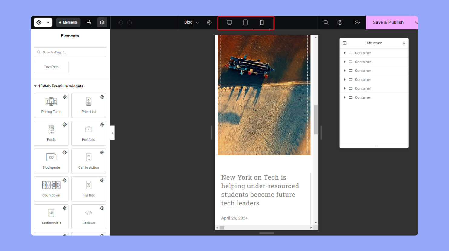 How to Edit the Mobile Version of Your WordPress Site - 10Web