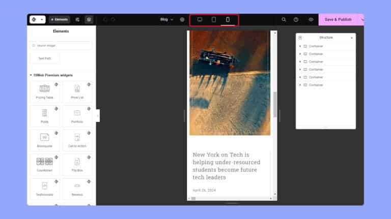 How to Edit the Mobile Version of Your WordPress Site - 10Web