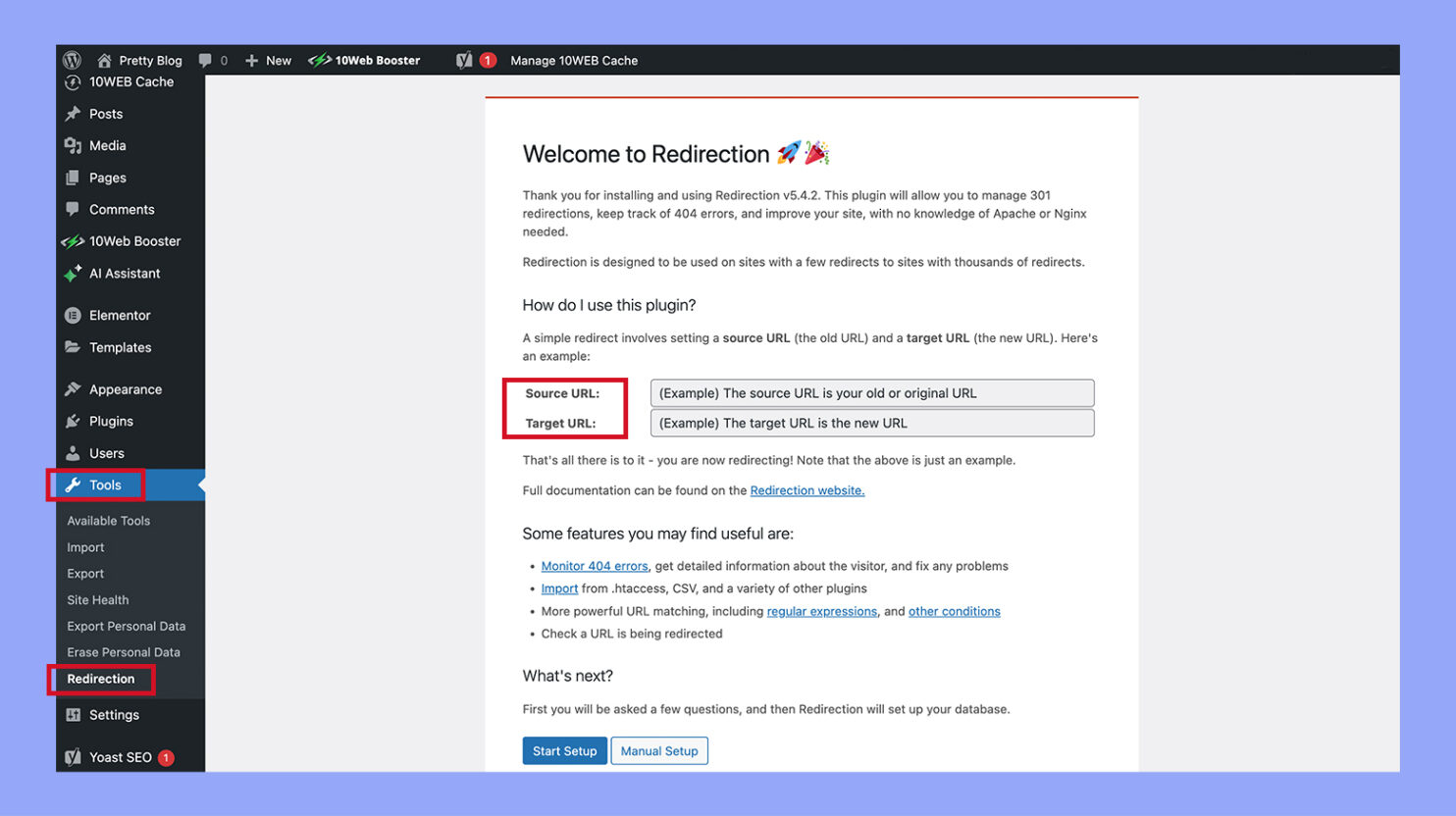 How to Redirect Page in WordPress - 10Web