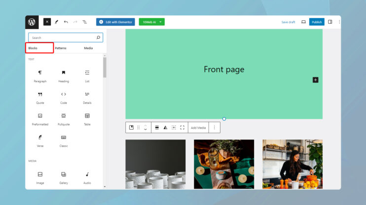 How to Change Front Page in WordPress - 10Web