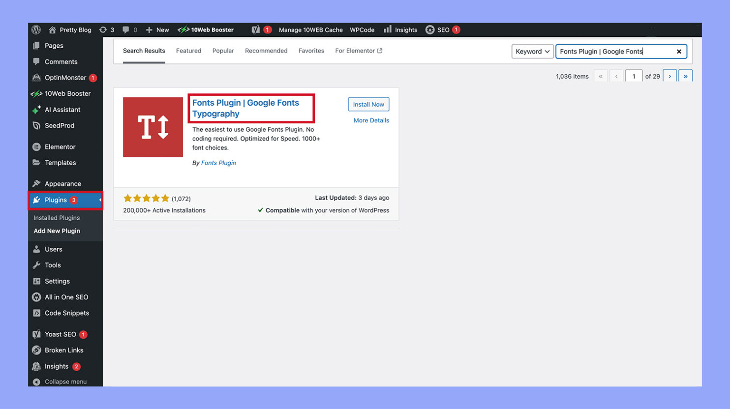 How to Change Font in WordPress - 10Web