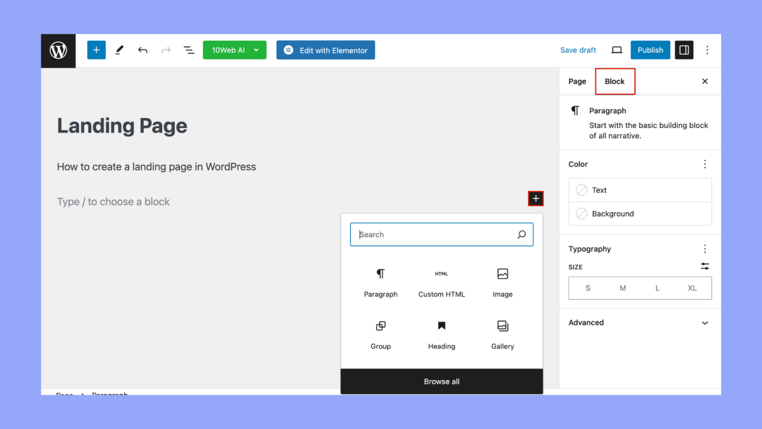 How to Create a Landing Page in WordPress with 4 Easy Approaches - 10Web