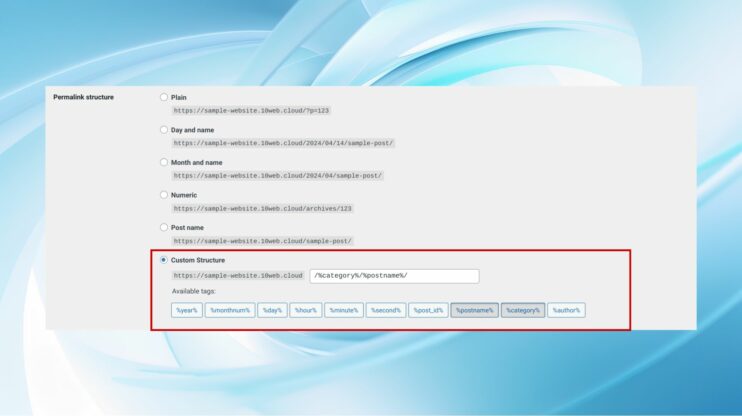 How to Change Permalink in WordPress - 10Web