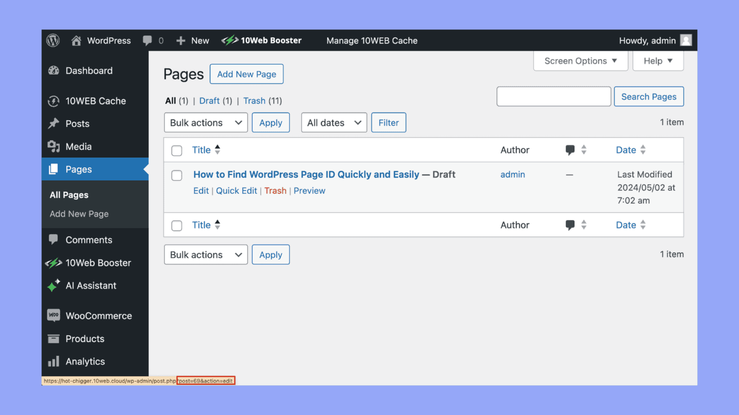 How to Find WordPress Page ID Quickly and Easily - 10Web