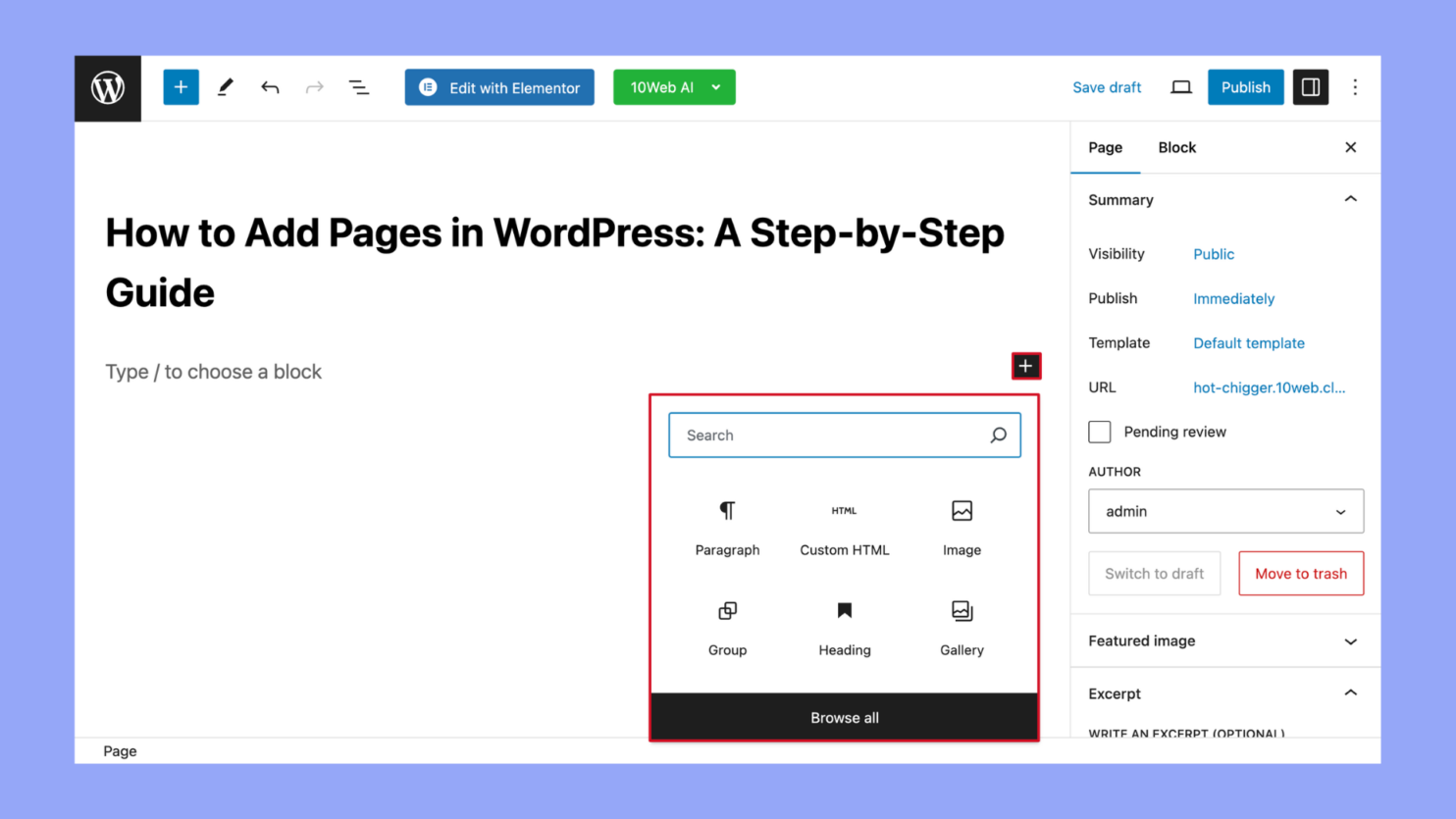 How to Add Pages in WordPress: A Step-by-Step Guide - 10Web