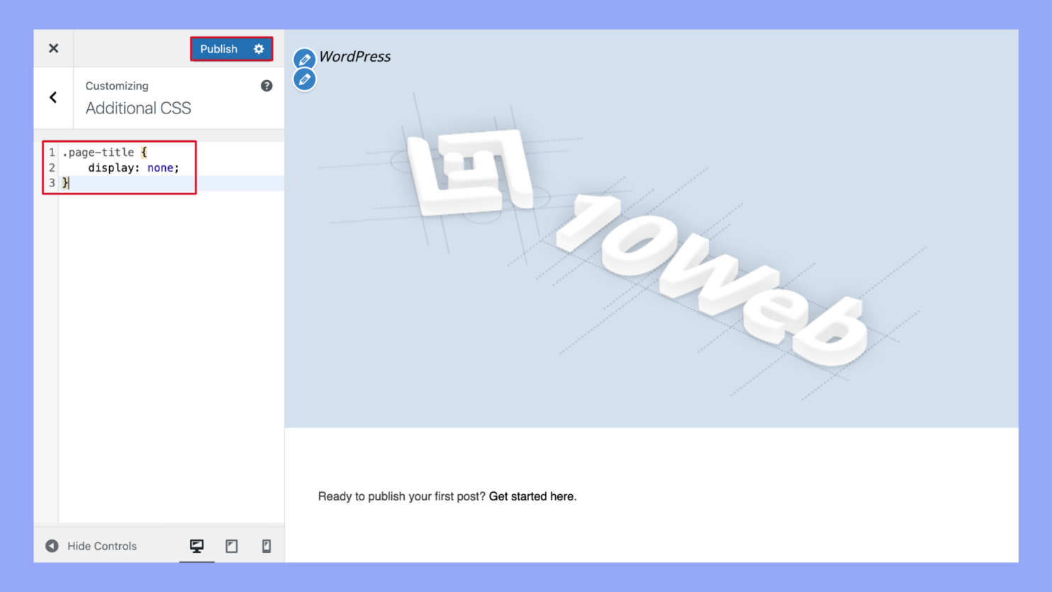 5 métodos para ocultar el título de la página en WordPress - 10Web