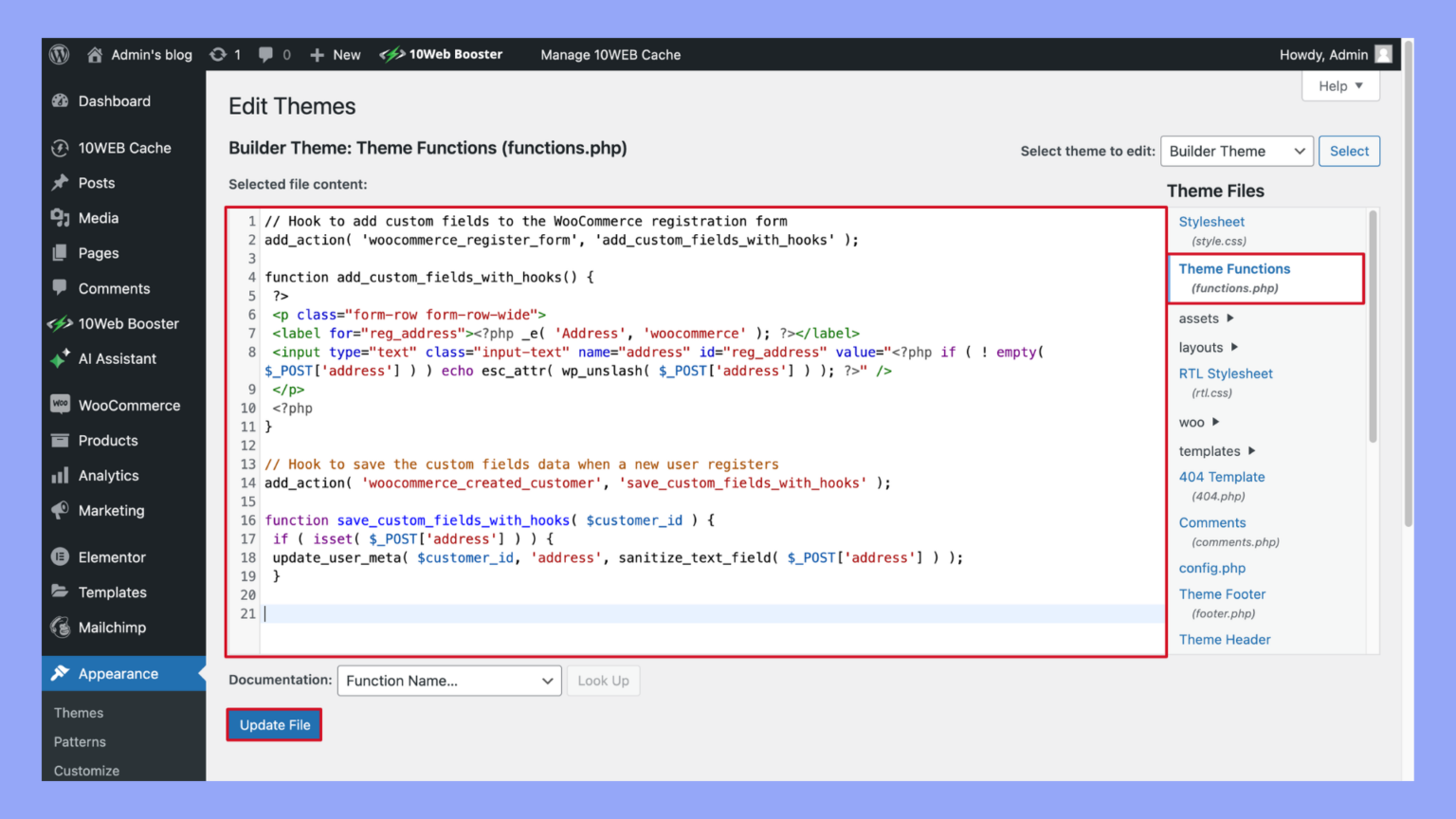 How to Customize WooCommerce Registration Form - 10Web