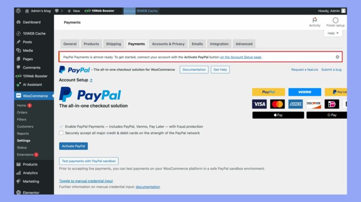 Easy Guide On How To Connect Woocommerce To Paypal 10web