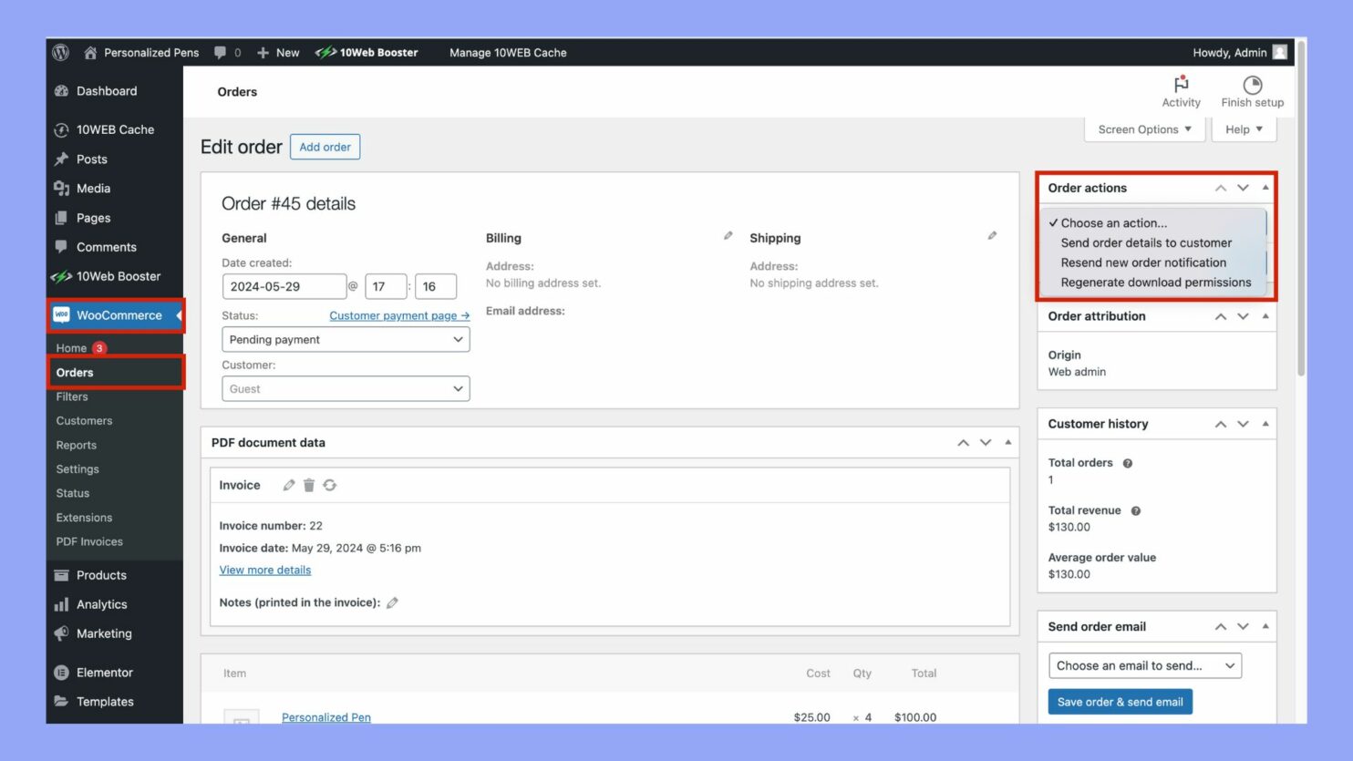How to Generate an Invoice in WooCommerce: A Guide - 10Web