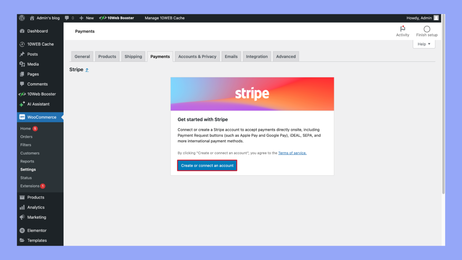 Guide On How To Connect Stripe With Woocommerce 10web