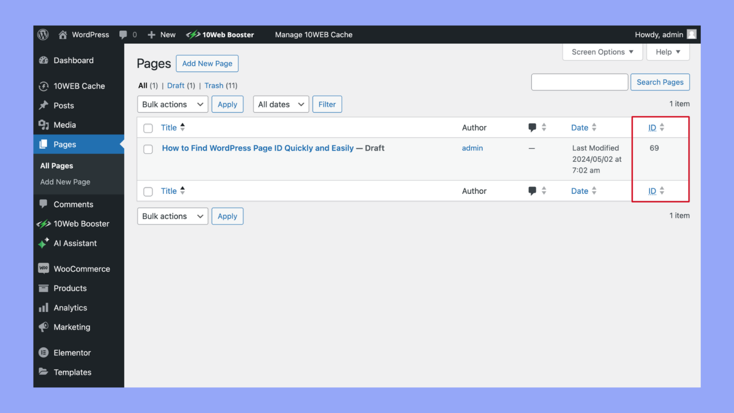 How to Find WordPress Page ID Quickly and Easily - 10Web