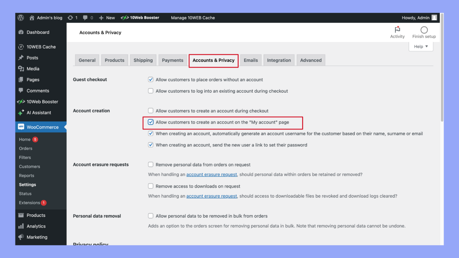 How to Customize WooCommerce Registration Form - 10Web