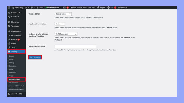 Cómo duplicar una página en WordPress - 10Web