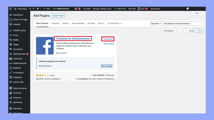 How to Connect WooCommerce to Facebook - 10Web