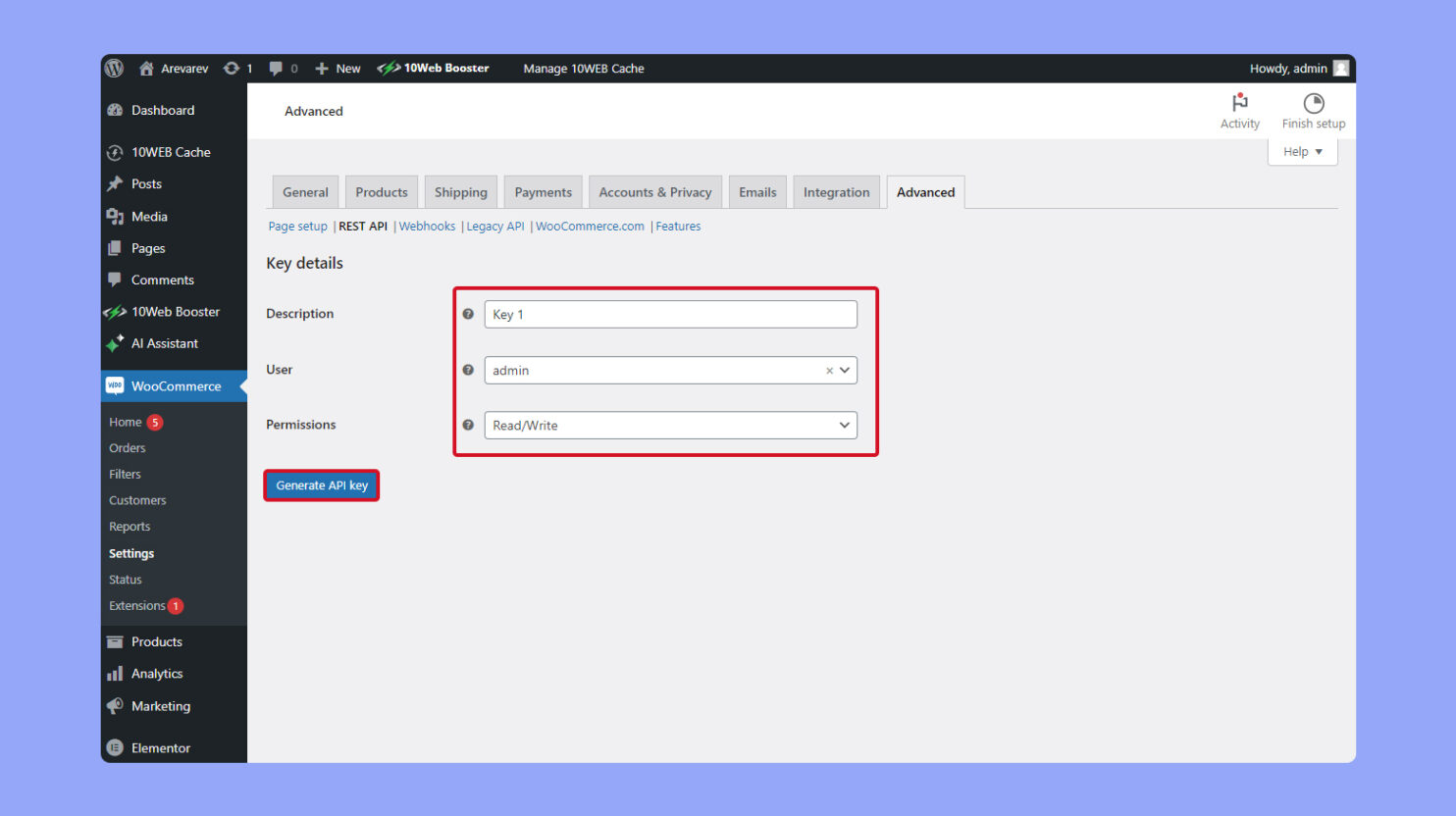 How to use WooCommerce API - 10Web