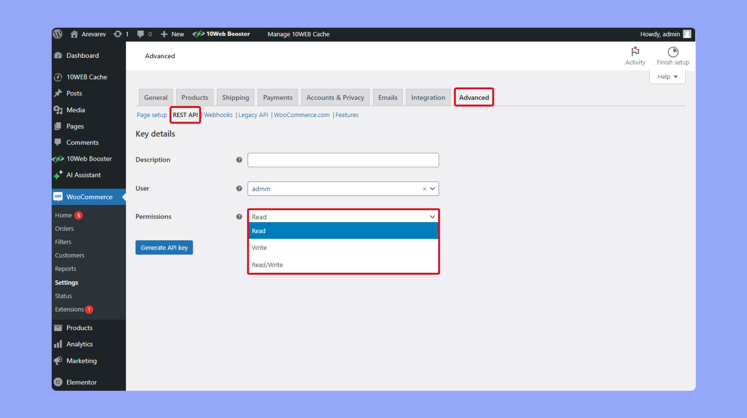 How to use WooCommerce API - 10Web